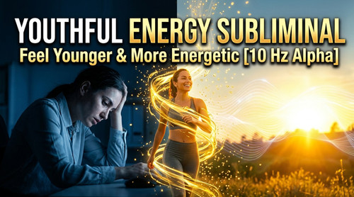 Youthful Energy Subliminal | Feel Younger & More Energetic [10 Hz Alpha ...