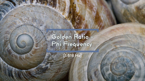 Golden Ratio - Phi Frequency - Fibonacci Sequence (1.618 Hz) - Monaural Beats | Hypnodaddy