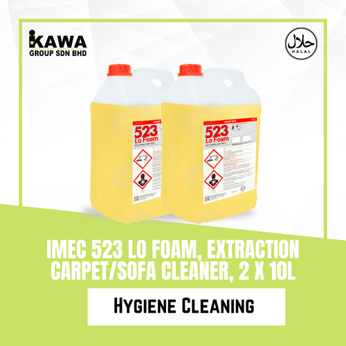 Extraction Carpet/Sofa Cleaner, IMEC 523 Lo Foam, 2 x 10L | IKAWA Group ...