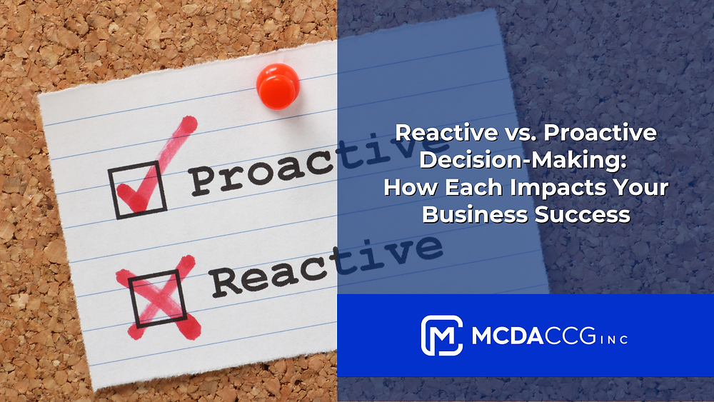 Reactive vs. Proactive Decision-Making: How Each Impacts Your Business ...