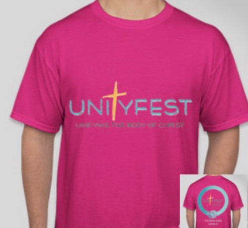 Youth Hot Pink Short Sleeve Shirt | UnityFest