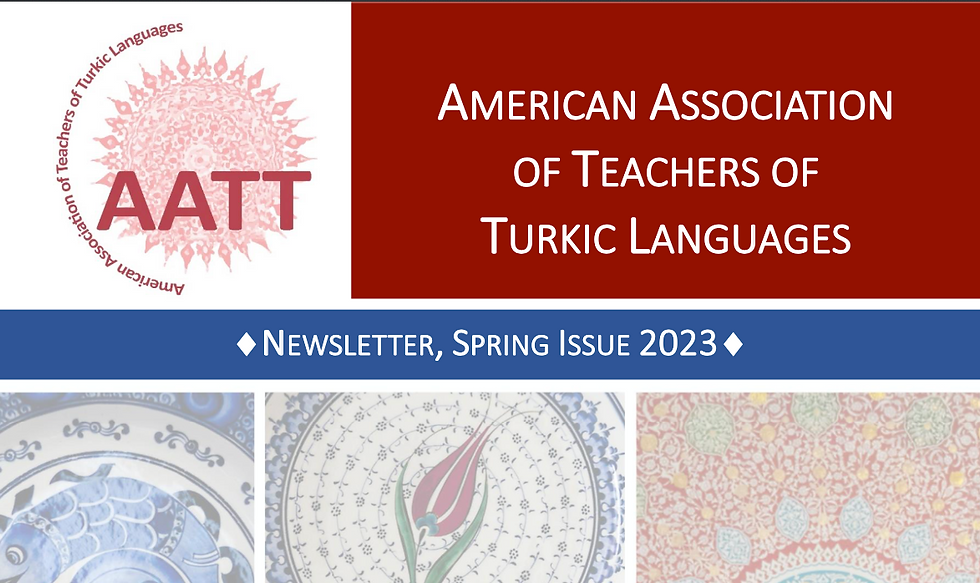 Home | American Association of Teachers of Turkic Languages