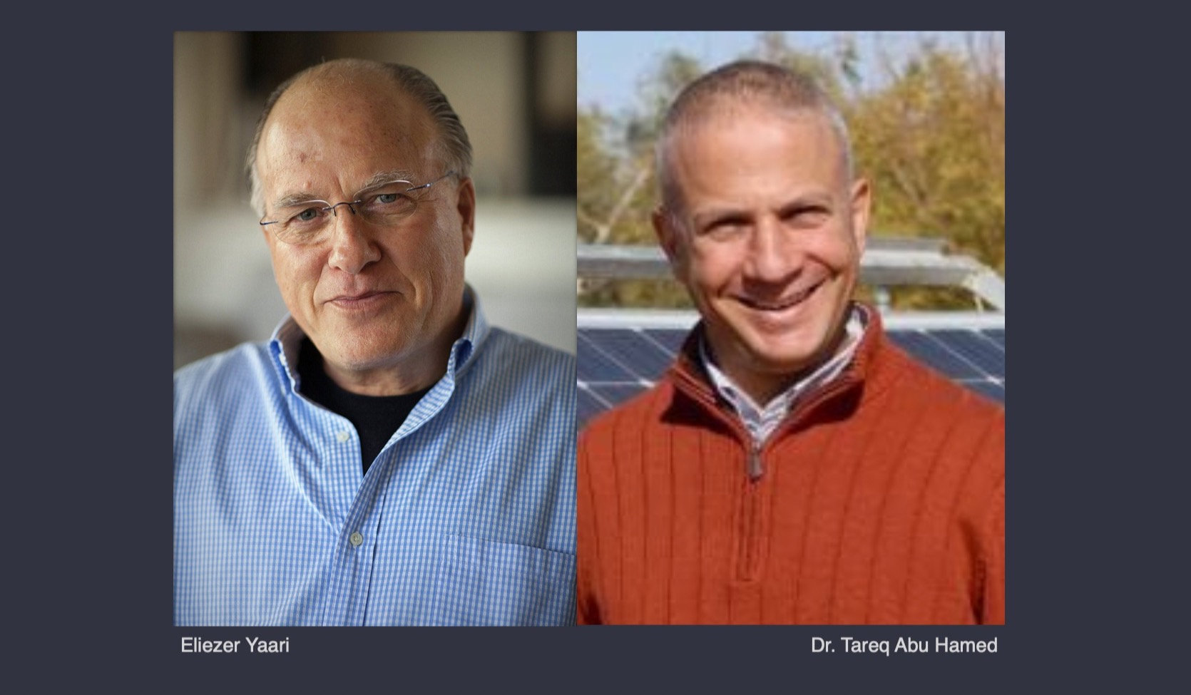 SAVING THE PLANET: A CONVERSATION WITH DR. TAREQ ABU HAMED & FILMMAKER ...