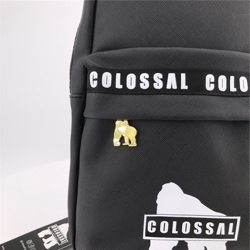COLOSSAL Logo Leather Effect Chest Bag | Colossal Clothing UK
