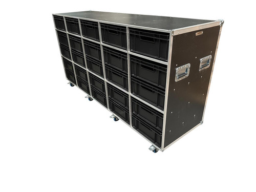 Open front Euro container Flight Case - VME-EC42 | Vision Motorsport