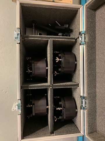 Race Car Hub Stands With Laser Tracking and Camber.