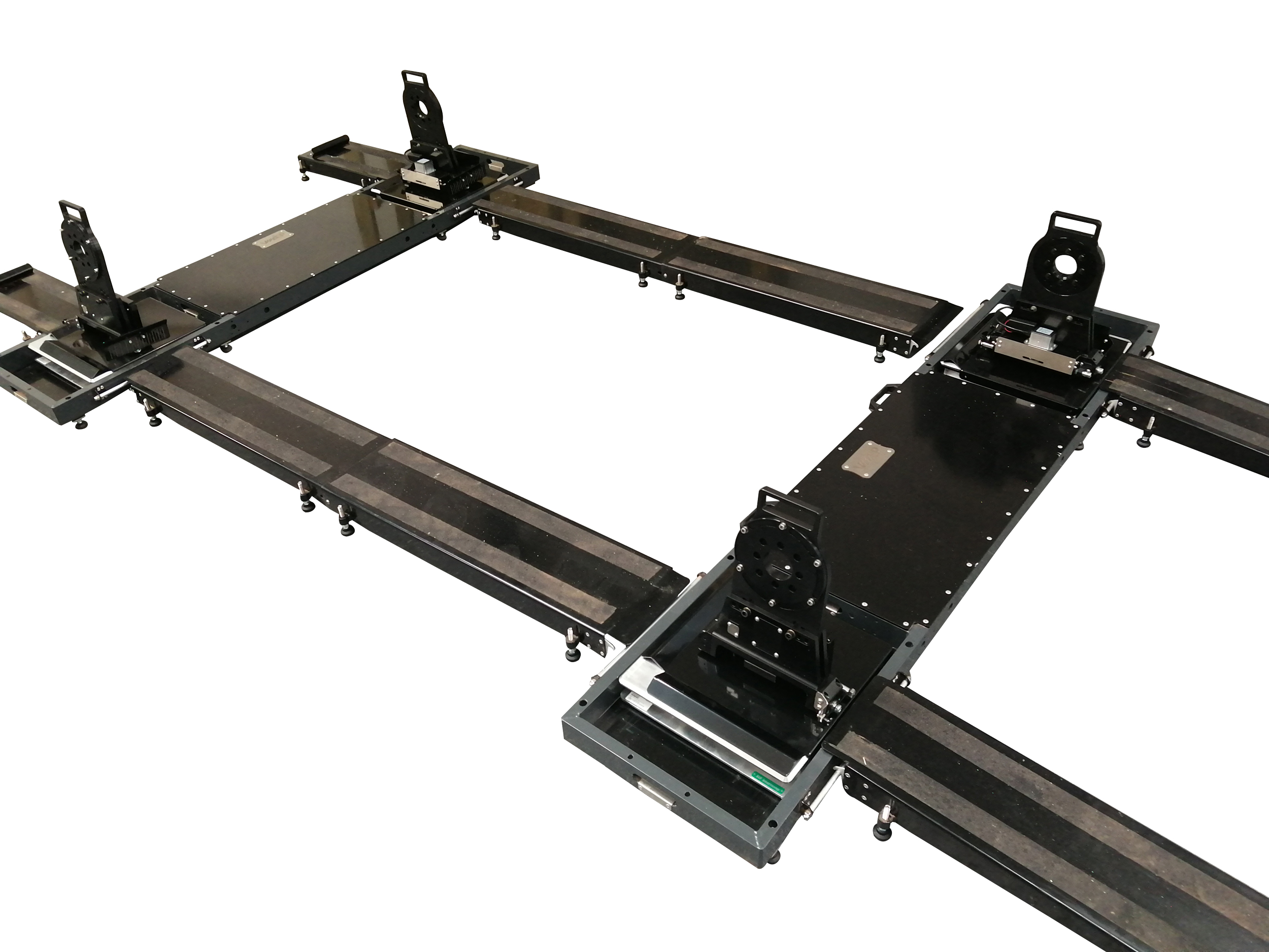 Race Car Hub Stands With Laser Tracking and Camber.