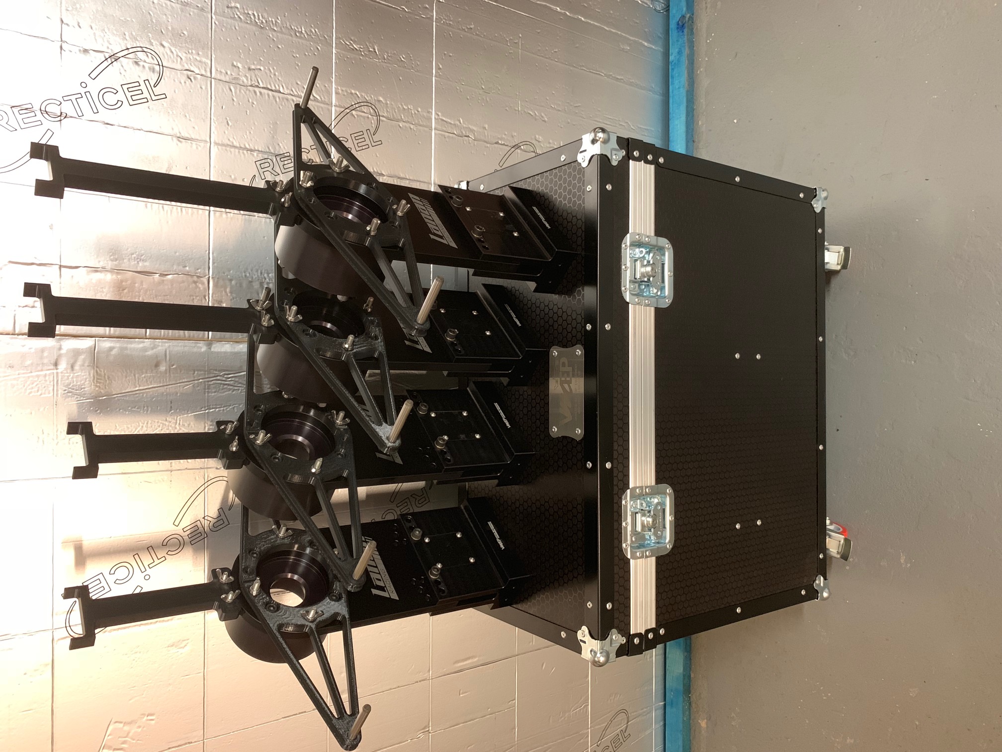 Race Car Hub Stands With Laser Tracking and Camber.