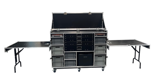 Flight Case Tool Box With Euro Containers & Mini Fridge - VME-TB11 ...