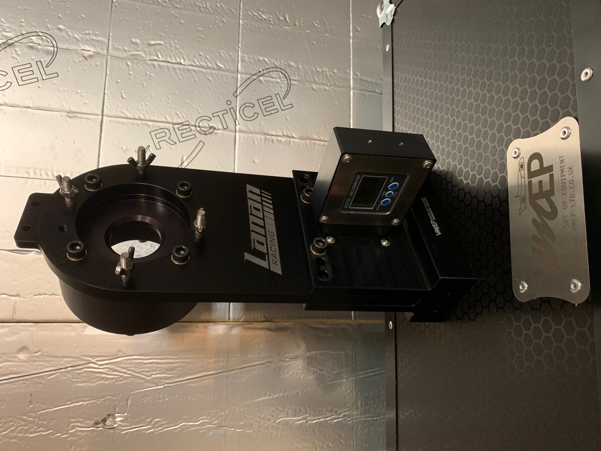 Race Car Hub Stands With Laser Tracking and Camber.