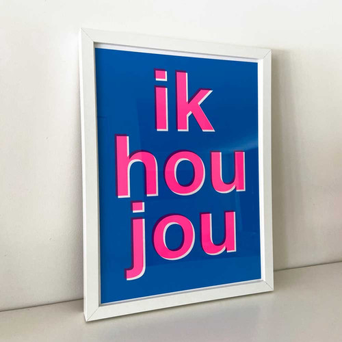 Poster Ik hou jou | AAF Concept Store