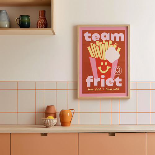 Poster team friet of team patat | AAF Concept Store