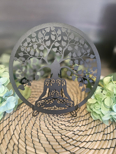 Lady Wisdom Tree of Life Metal Sign | Davina Greer Law Of