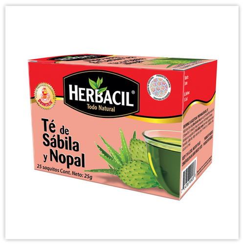 Té de sábila y nopal | Herbacil