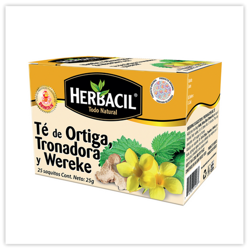Té de ortiga, tronadora y wereke | Herbacil