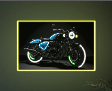 Royal Enfield Shotgun Neon Sign Artwork | Mysite
