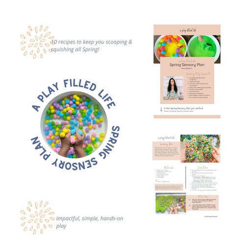The Spring Sensory Plan | A Play Filled Life