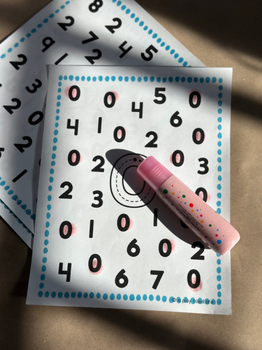 Dot marker number mats | A Play Filled Life