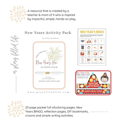 New Years Activity Pack | A Play Filled Life