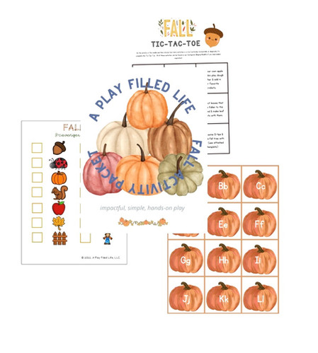 Fall Activity Packet | A Play Filled Life