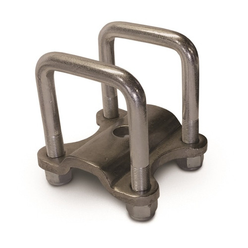 Traditional Style Stamped Front Spring U-Bolt and Pad Kit Plain ...