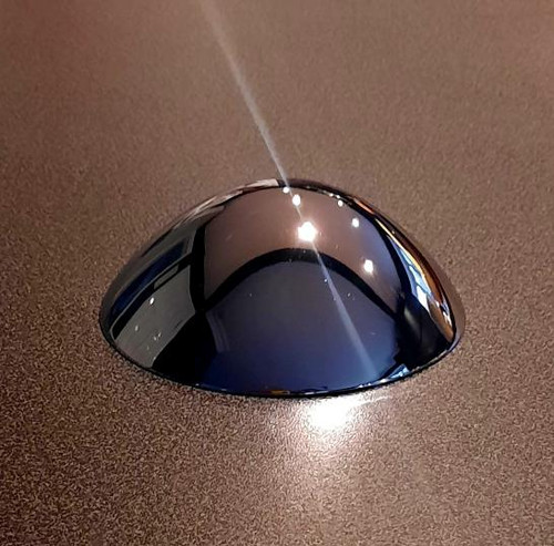 Chrome Plated Bolt-On Bullet Cap, 4-1/8 x 2-1/2 Inch | JackHammer Hot Rod