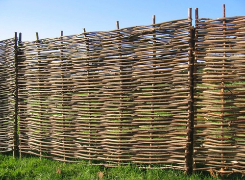 Hazel Wattle Woven Hurdle 1.8m x 1.8m | Foxhills Timber