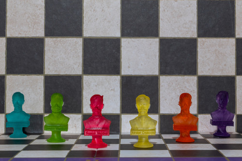 Set of 6 3D printed characters | Matthew & Michael