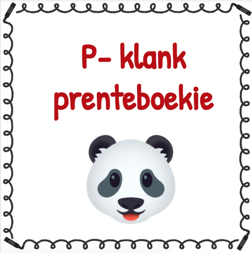 Prenteboekies vir Artikulasie: P-klank | Spraakterapie HUB