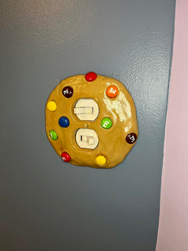 rainbow chip cookie switch cover (custom design available) | Zen Creations