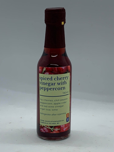 Spiced Cherry Peppercorn Infused Vinegar | AngelStarFarm™