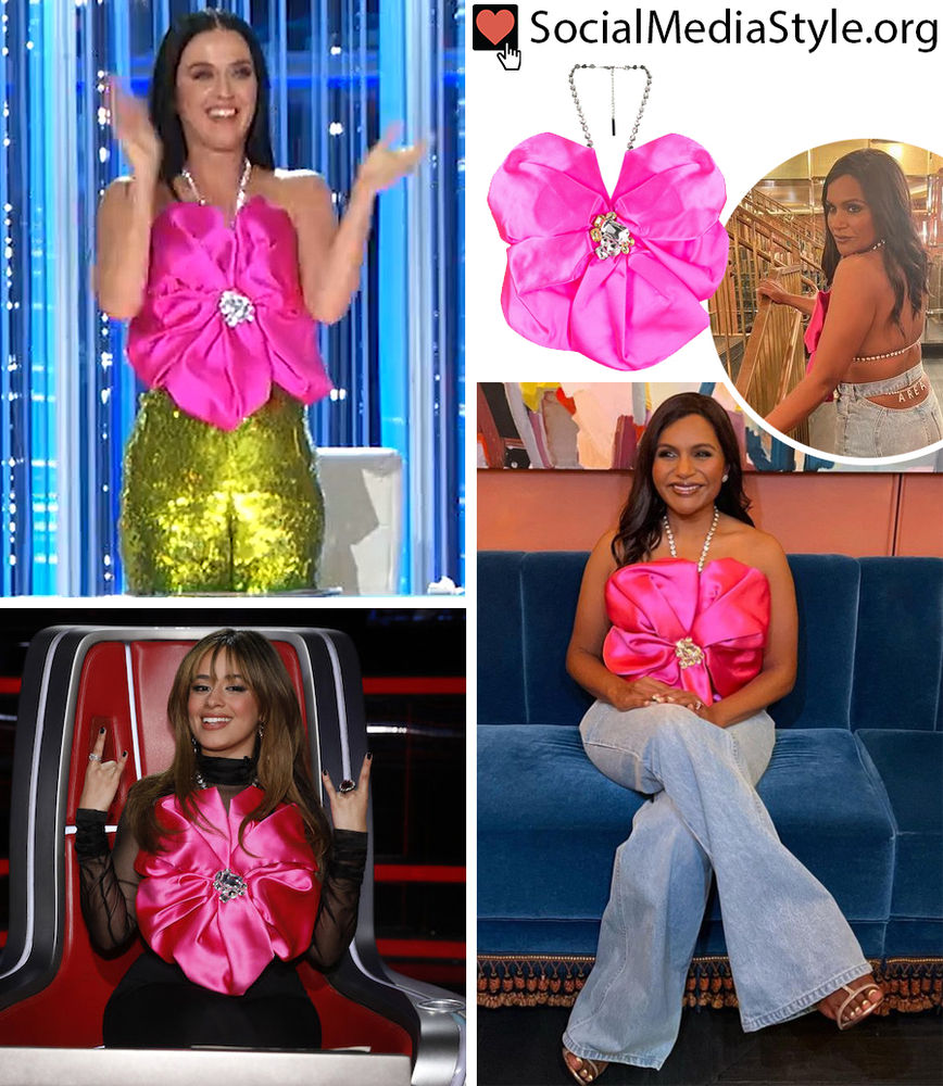 Katy Perry, Mindy Kaling, and Camila Cabello's crystal embellished pink ...