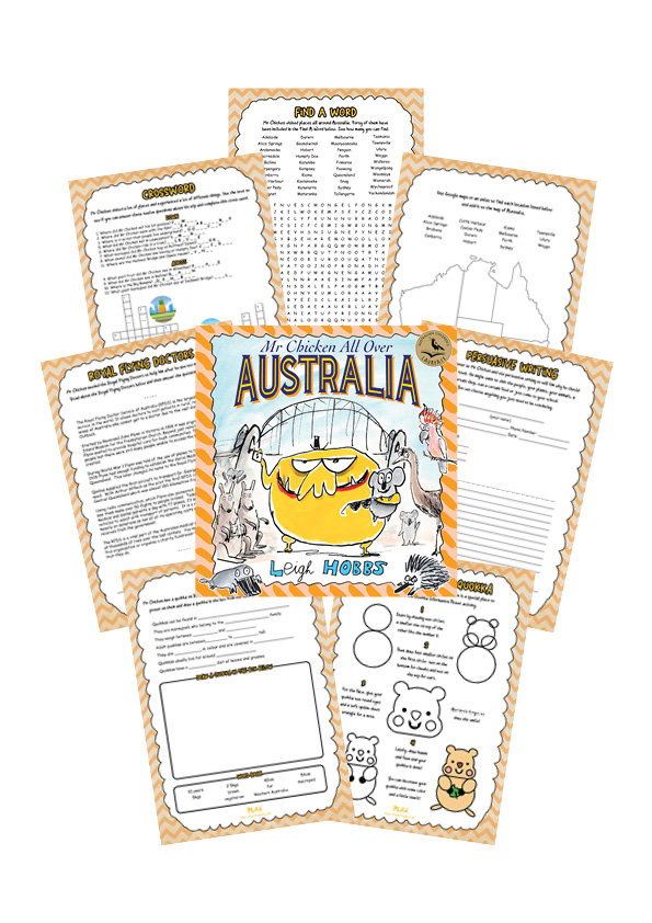 Mr Chicken All Over Australia Book Activities | Learn From Play 2025