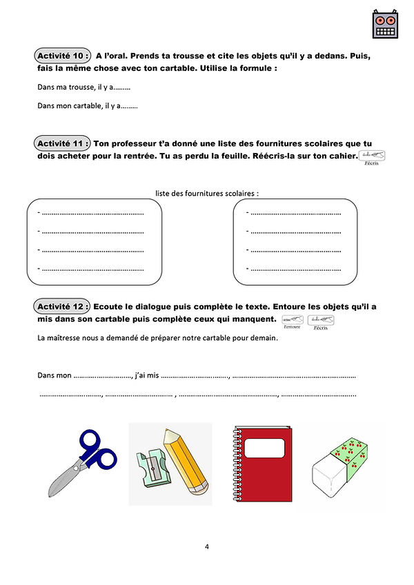 FLE débutant niveau A1 PARTIE 1