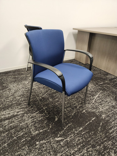 Global Sidero Blue Guest Chair | First Call Office