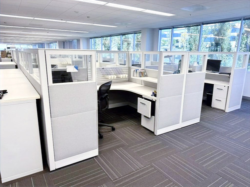 Friant Interra 6' x 8' Cubicles with Glass | First Call Office