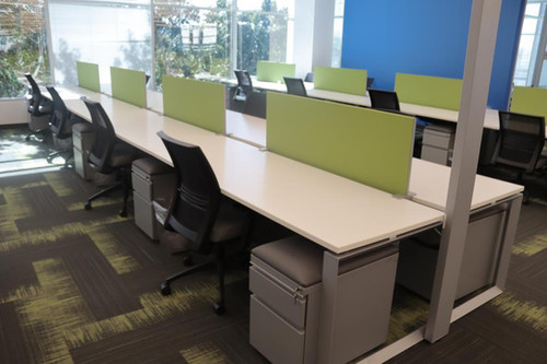 Steelcase AMQ 6' x 30" Benching Stations | First Call Office