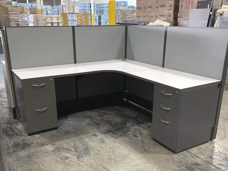 AIS 5' x 6' x 50"T Gray Cubicle | First Call Office