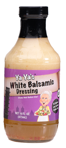 YaYa's White Balsamic Dressing 16 Fluid Ounces | yayasdressing