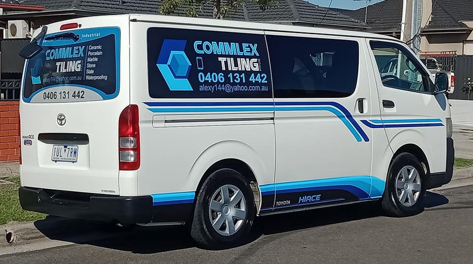 Toyota-Hiace-Decal-Tiling-Sign) | ozara sign & sticker