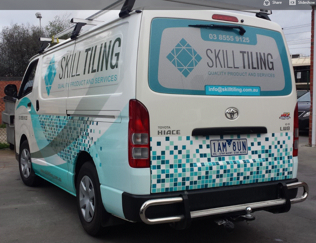 Toyota Hiace Van Sign, Van Signage, Van Wrap, Business Advertisement