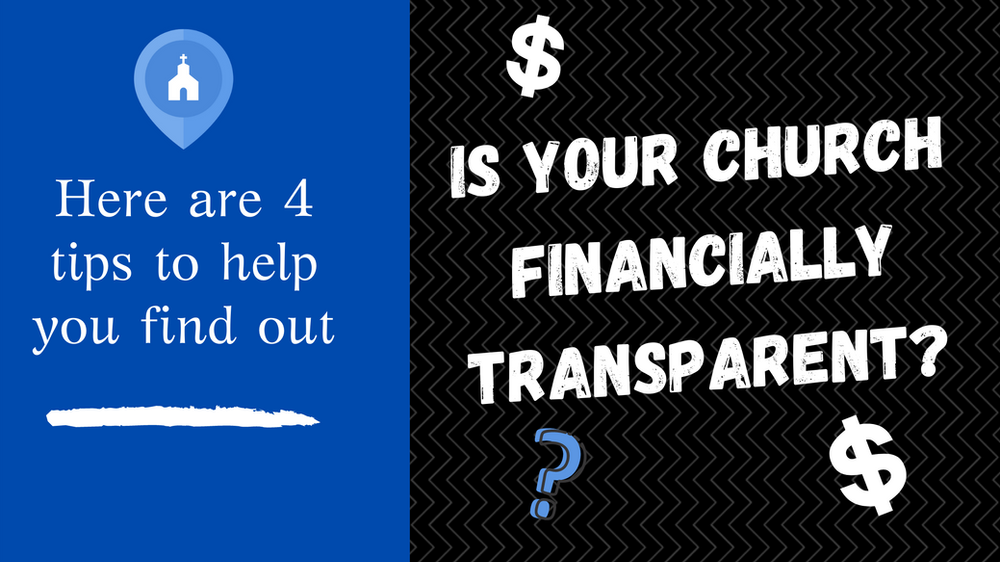 How To Check Your Church for Financial Transparency