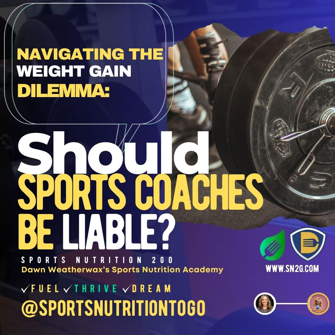 Navigating the Weight Gain Dilemma: Should Sports Coaches Be Liable?