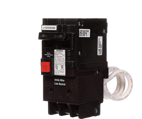 Siemens QE 20-Amp GFEP Breaker | HeatCable.com