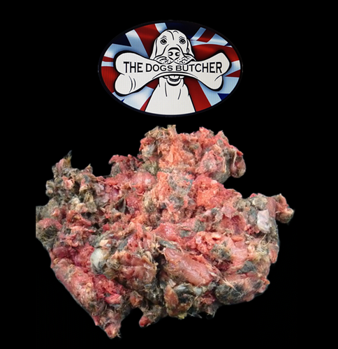 Wild gutted rabbit mince in fur (1kg) | Wesley's Raw Store