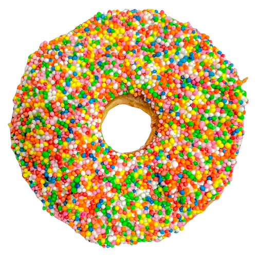 Rainbow Sprinkle Donut Ring | Bad Boy Bakehouse