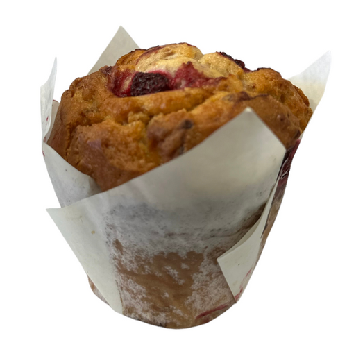 Raspberry Muffin | Bad Boy Bakehouse