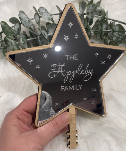 Personalised christmas tree topper | PersonalisedParadise