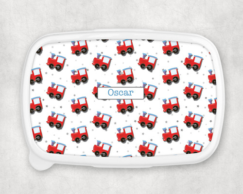 Personalised lunch / Snack Box - Train Theme | PersonalisedParadise