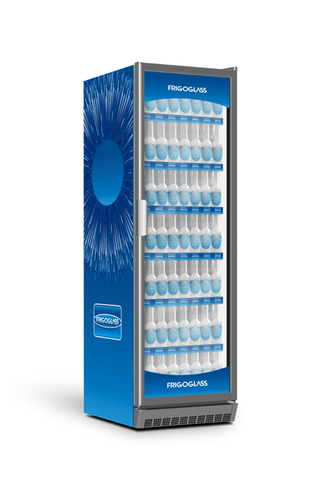 FRIGOGLASS VG-650 [R134a] Visi Cooler Single Door, 650 Liters, Black ...